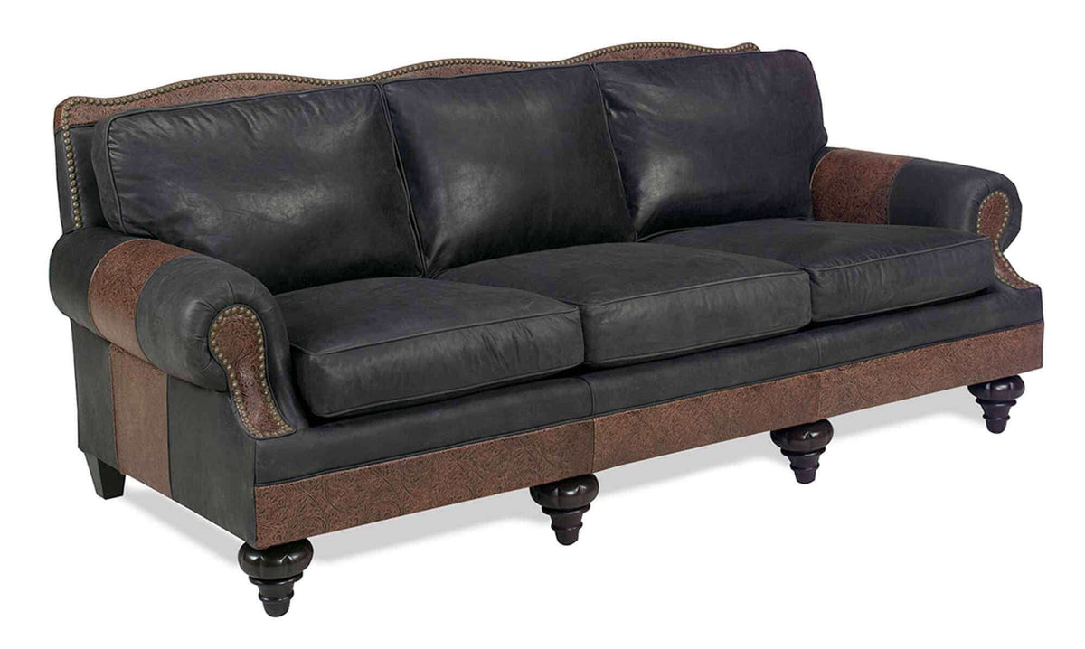 Garrison Leather Sofa by American Heirloom | Wellington's Fine Leather ...