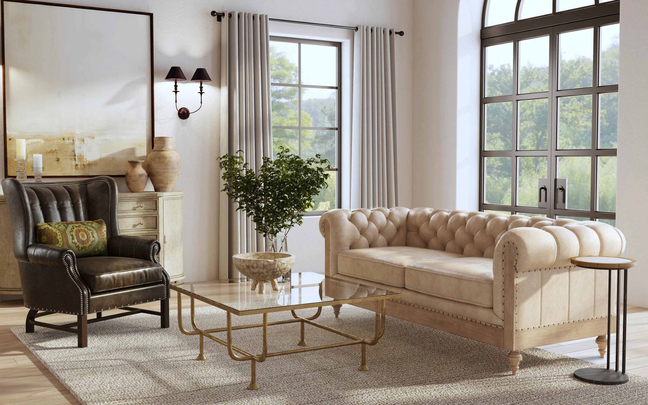 Yellowstone Leather Sofa by American Heirloom | Wellington's Fine ...