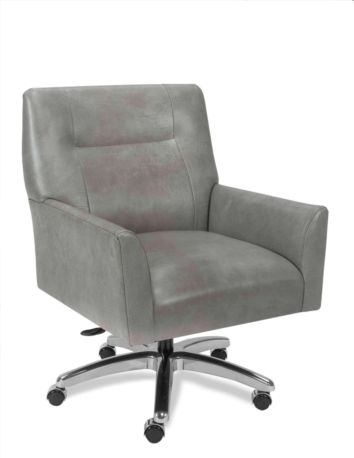 Tilson Leather Swivel Tilt Chair by American Heirloom | Wellington's ...