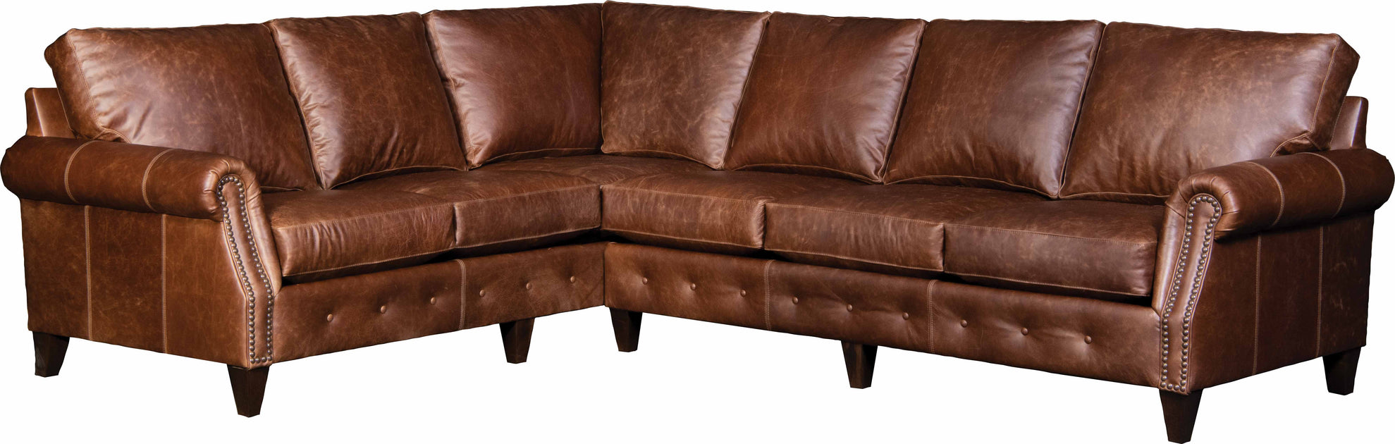 Rollo Leather Sectional by American Classics | Wellington's Fine ...
