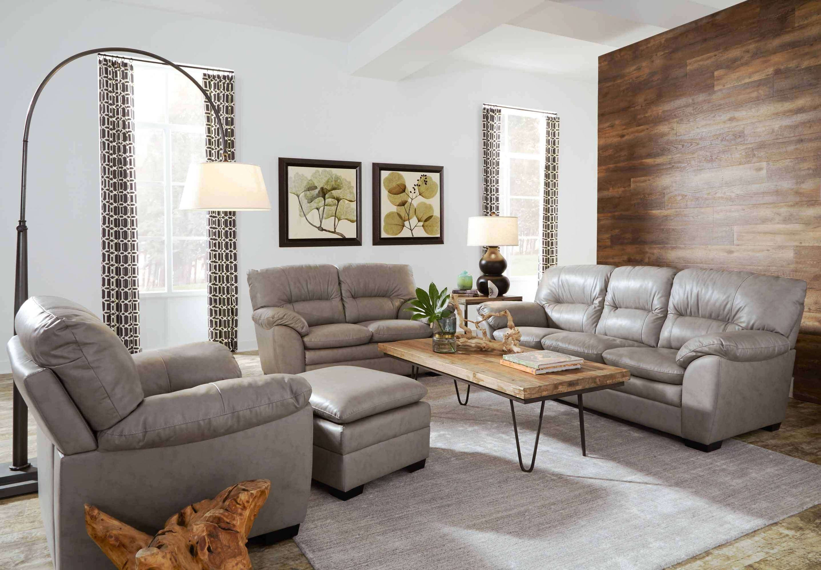 Amisk Leather Sofa | Budget Decor