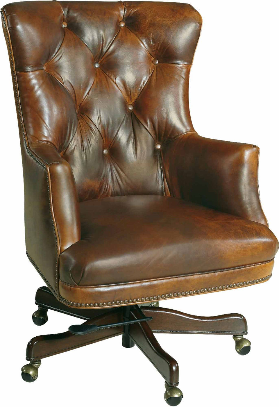 Bradley Leather Swivel Tilt Executive Chair by Budget Elegance ...